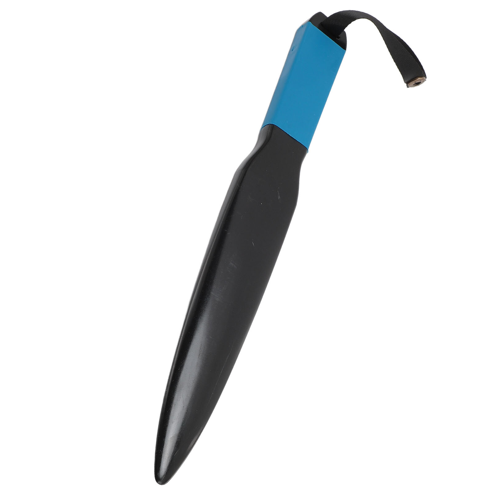 Тренировочная палочка для собак с нейлоновой резиновой ручкой, жевательная игрушка для снятия стресса у собак, простая в использовании, прочная садовая игрушка с чёрным шнурком и синей ручкой