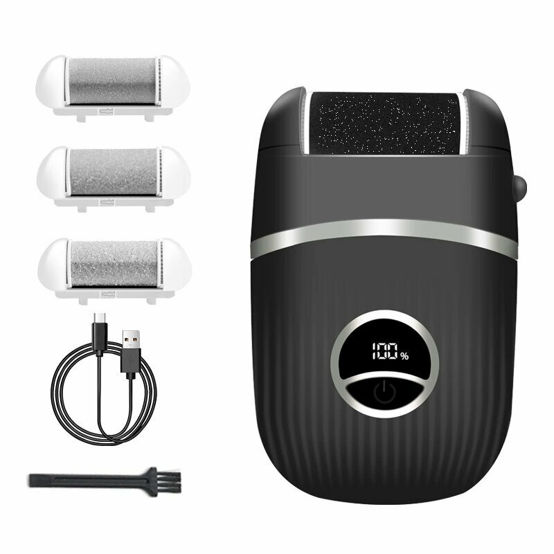 Электрическая шлифовальная машина для ног, водонепроницаемая бытовая отшелушивающая машина для педикюра кожи ног. Двухскоростной режим, 11 000 оборотов в минуту.