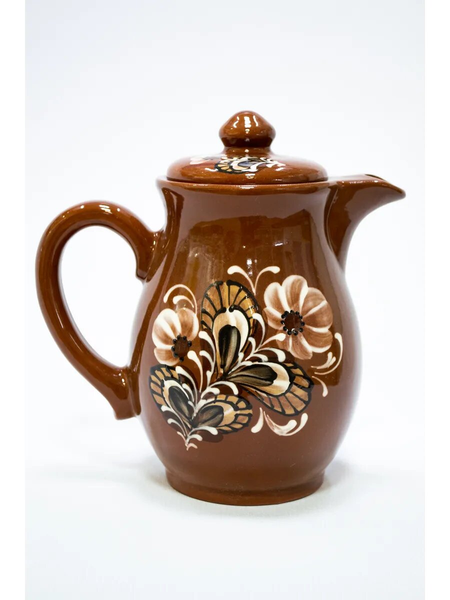 Кувшин "Смородина" 1 л, красная глина