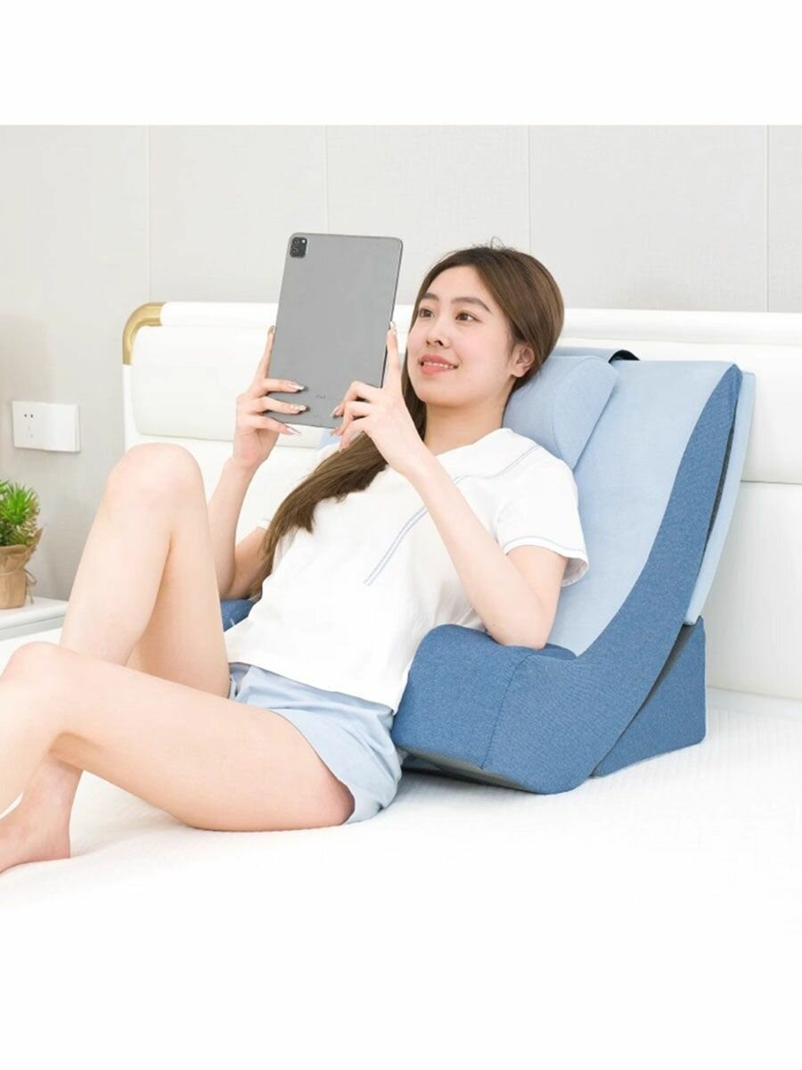 Клиновидная Треугольная Подушка С Валиком , Подушка Для Чтения, ГЭРБ, Рефлюксе, Изжоги, 60x99x35 См