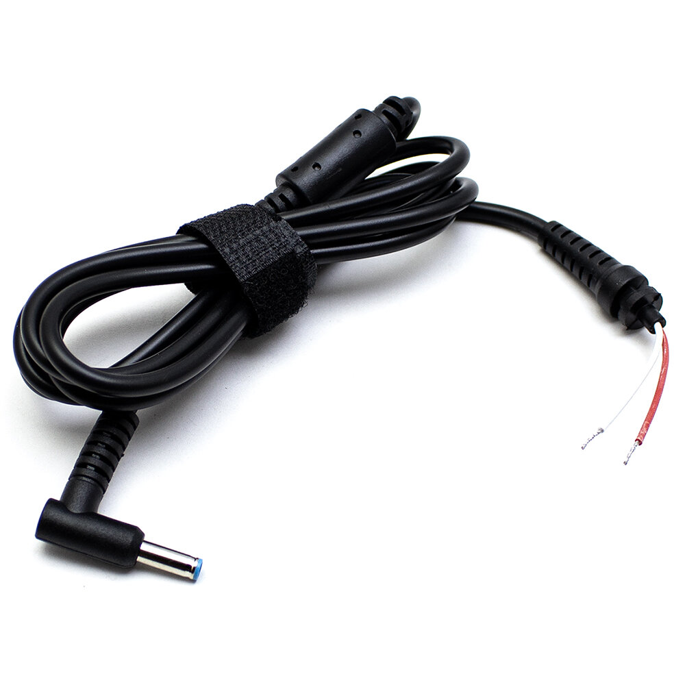 Кабель зарядки для блока питания HP с разъемом 4.5x3.0мм до 90W длина 140 см 2pin