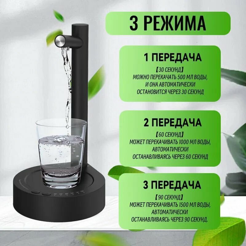 Диспенсер для воды Pompa, Диспенсер для воды, Черный, Черный,121748824709 YZ