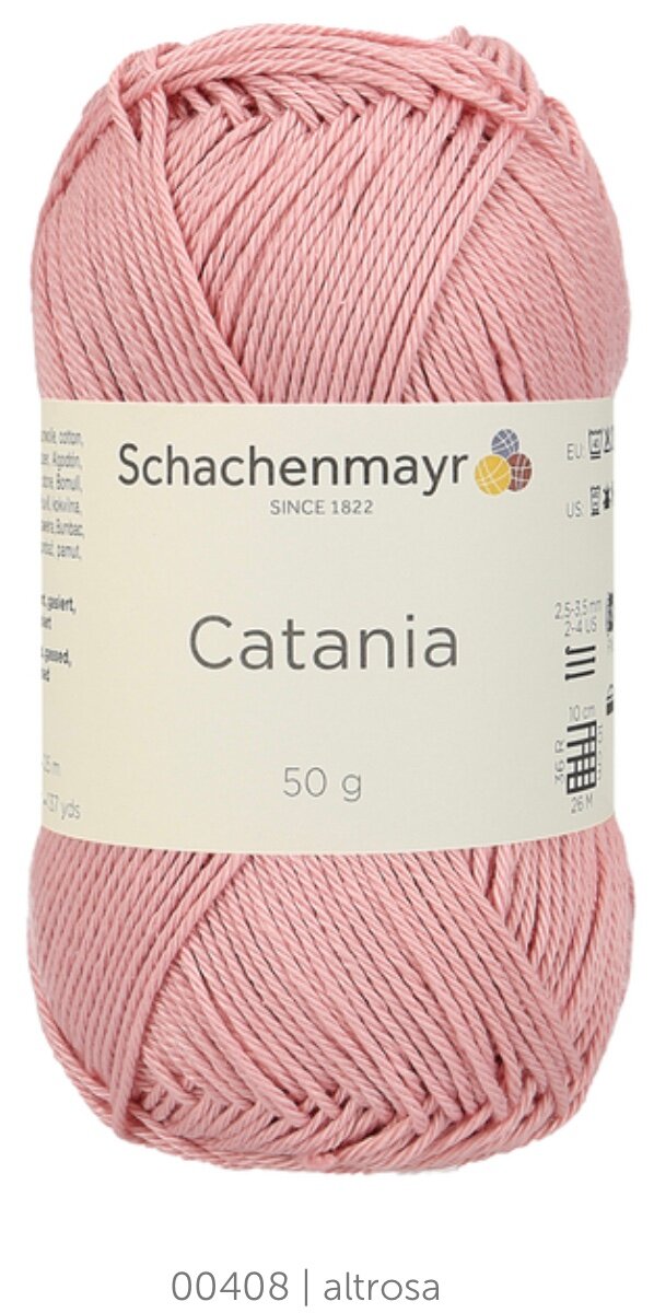 Catania /Катания/ пряжа Schachenmayr Originals, MEZ, 9801210 (00408, altrosa (увядшая роза), розовый)