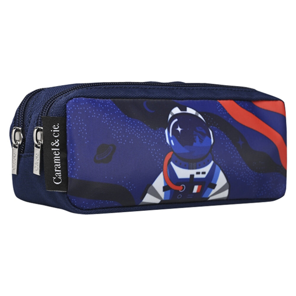 Пенал двухсекционный с космонавтом