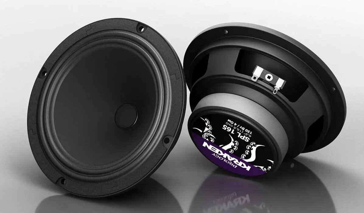НЧ-динамики автомобильные Prology KRAKEN SPL 165, 2 шт.