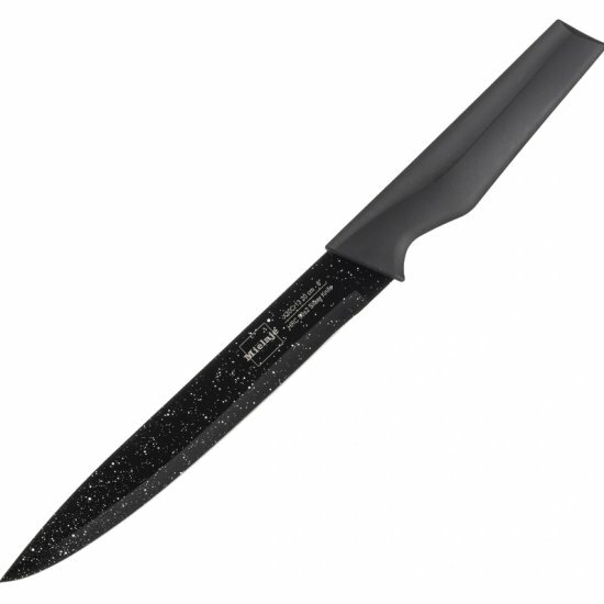 Нож для нарезки мяса Marvel (kitchen) Marvel Santoku 20 см, рукоять Soft Touch, Mielaje, 81418
