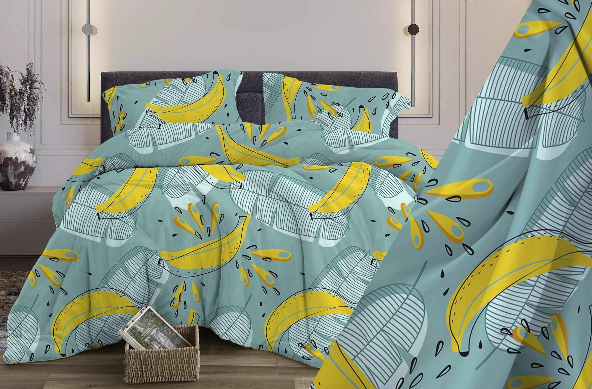 Комплект постельного белья МатрасОптТорг Бананы