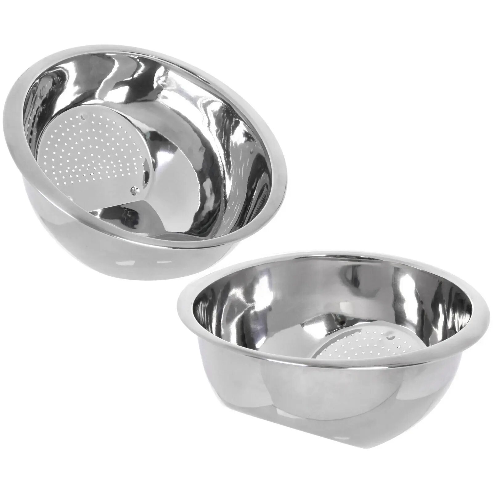 Дуршлаг из нержавеющей стали 3л, 25см, удобный и практичный помощник