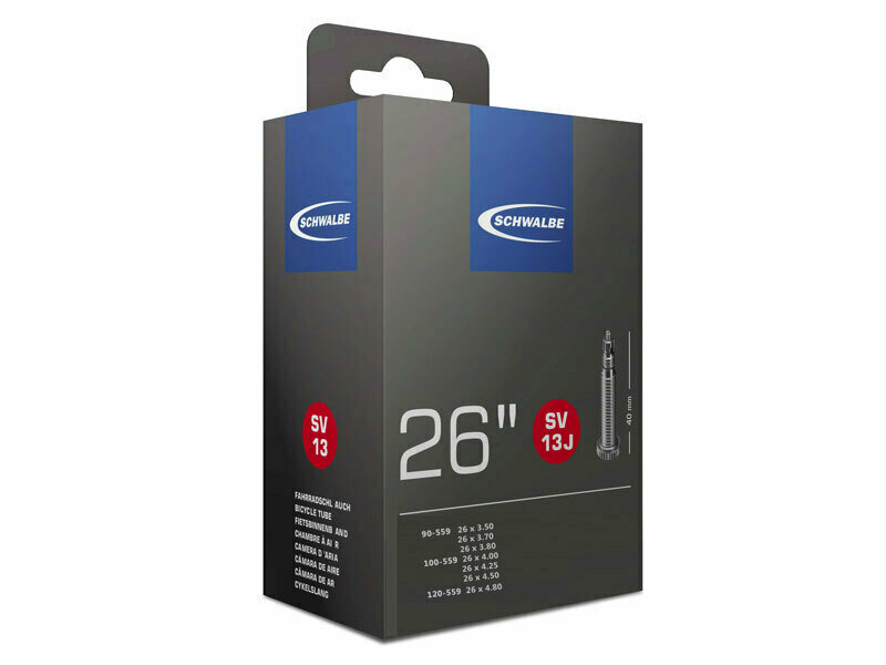 Камера для велосипеда 26х3.50-4.80 спорт для фэтбайка 40мм ниппель вело SCHWALBE