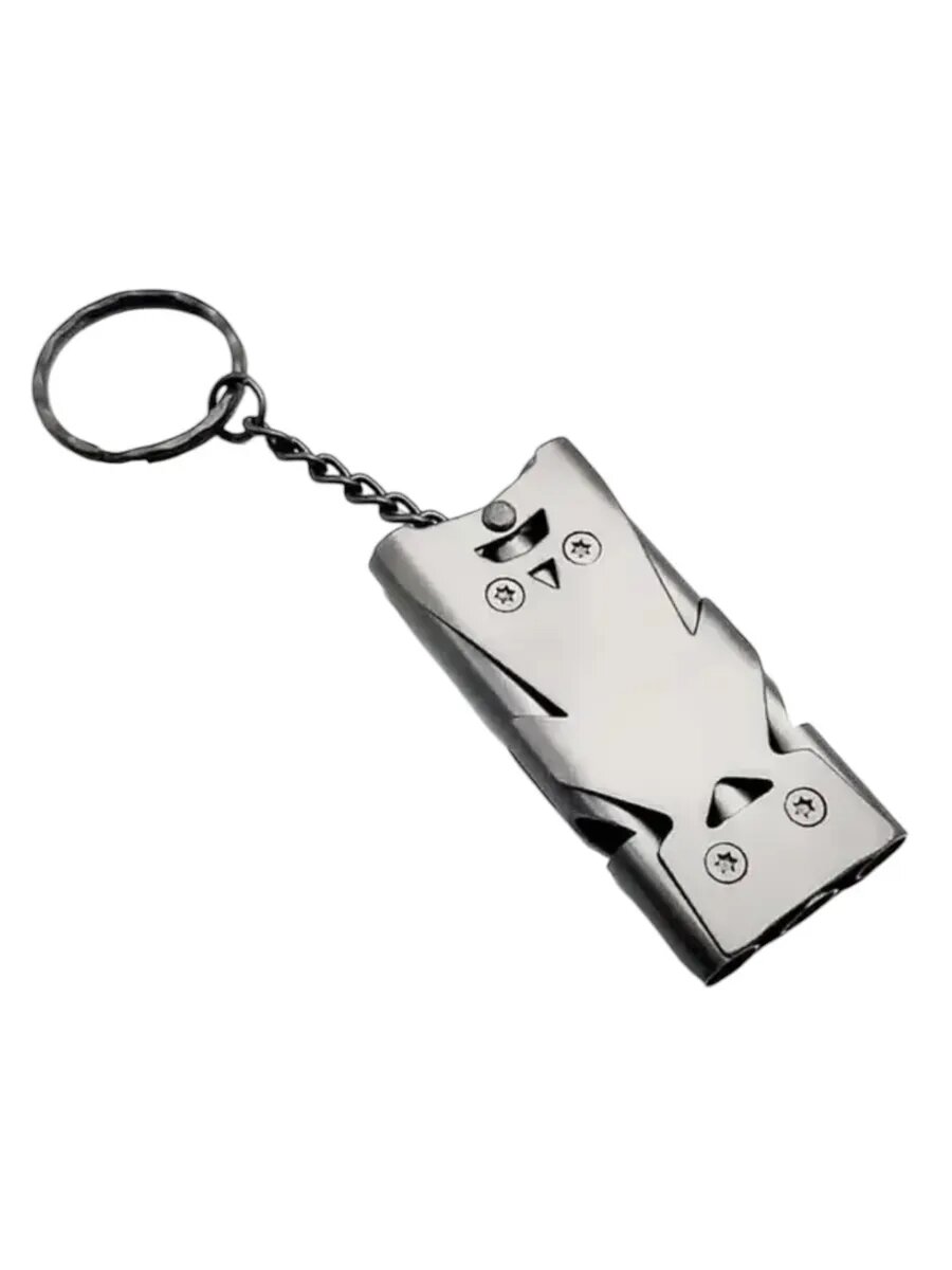 Свисток для выживания с брелком спортивный