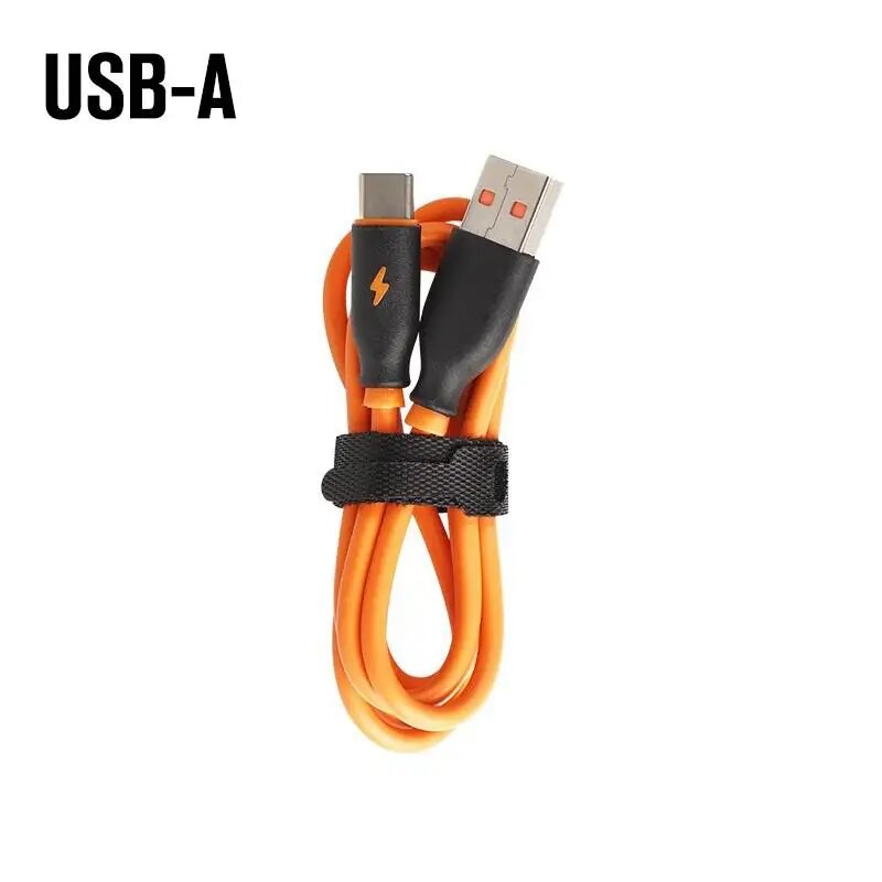 Кабель USB-A ZGCINE для ZG-V99 V99Pro V160 V50, кабель USB-C, 60 Вт, длина 1 м, оранжевый