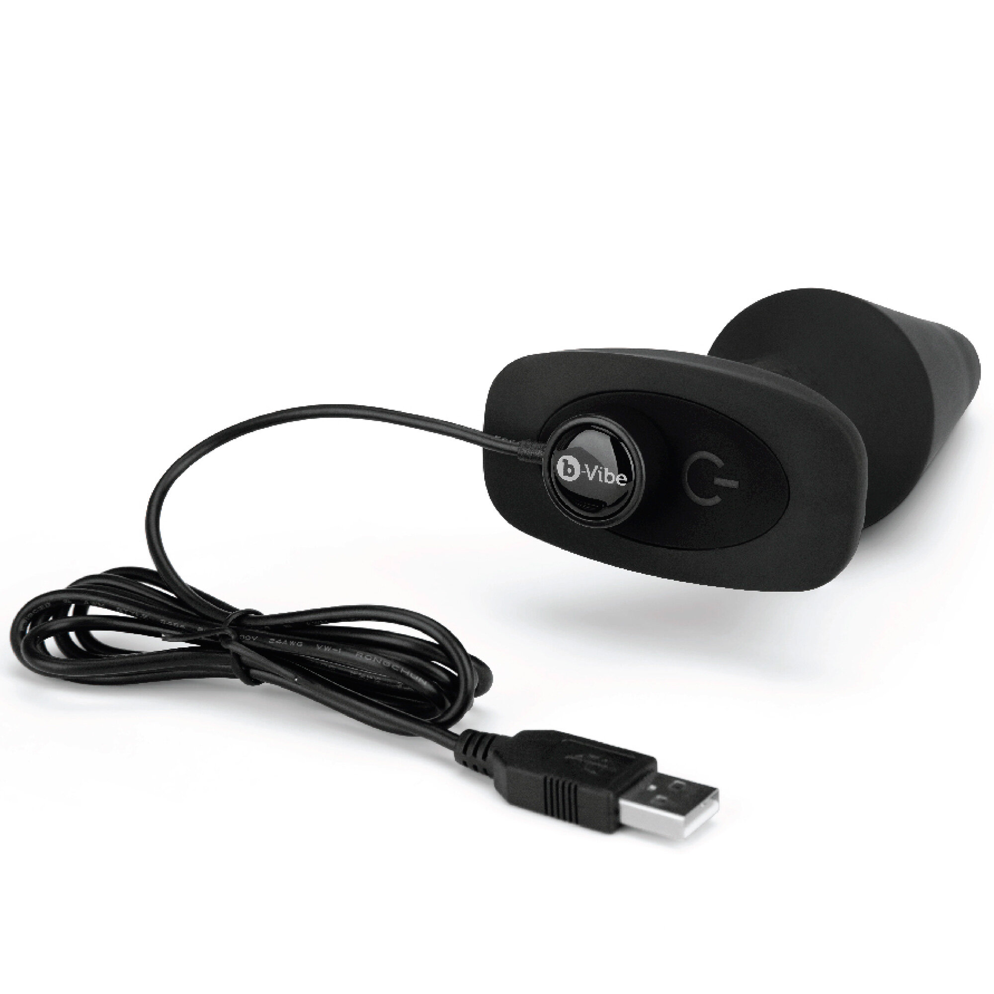 Вибропробка с имитацией римминга b-Vibe Rimming Plug XL, черная
