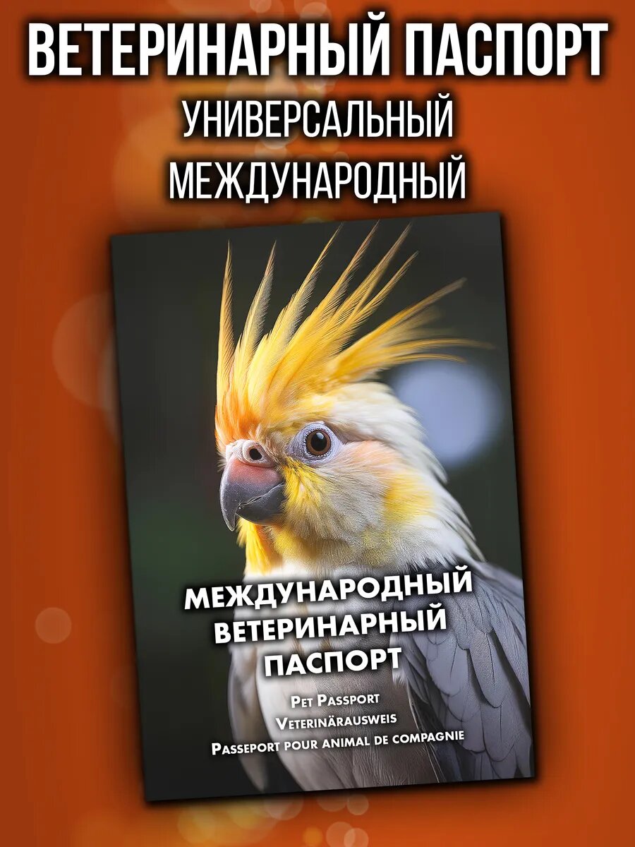 Ветеринарный паспорт для попугаев, международный
