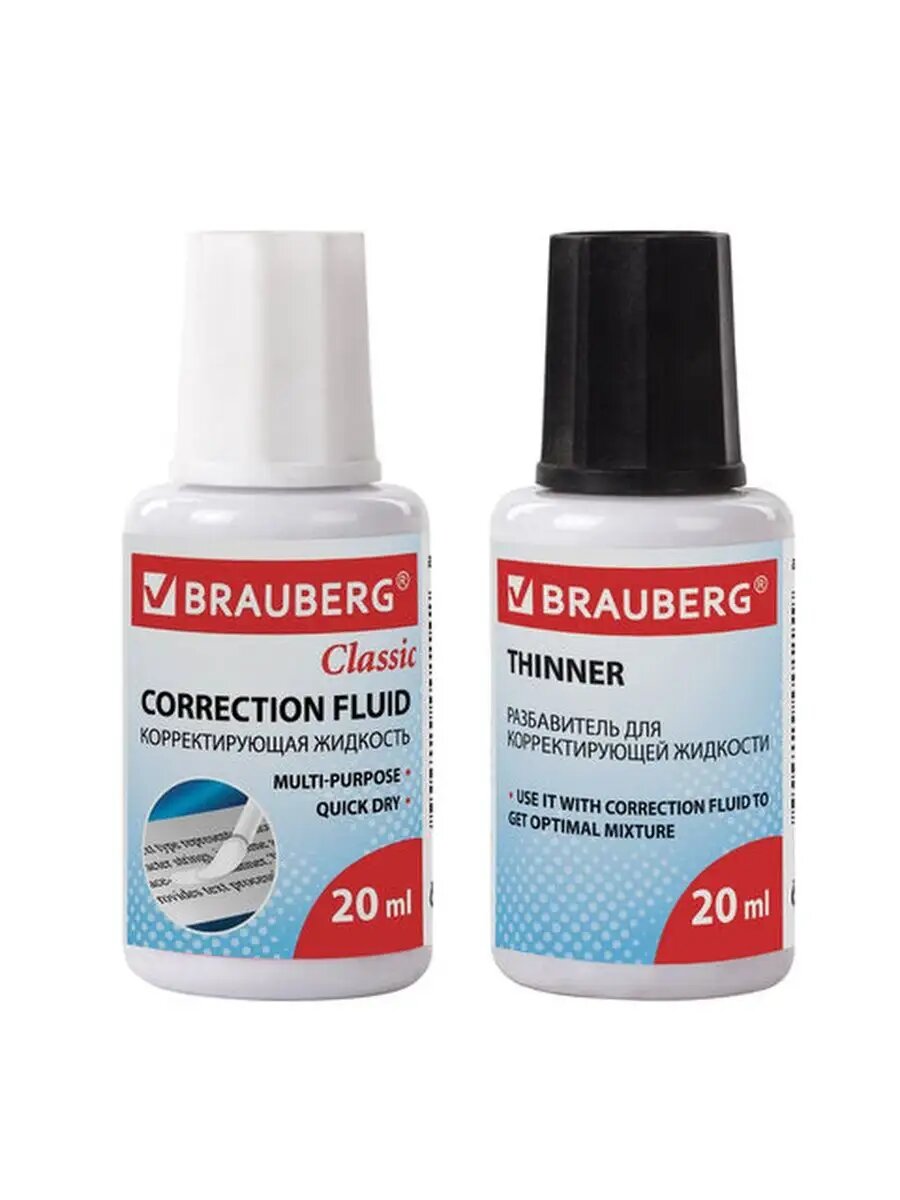 Корректор - замазка с кистью + разбавитель