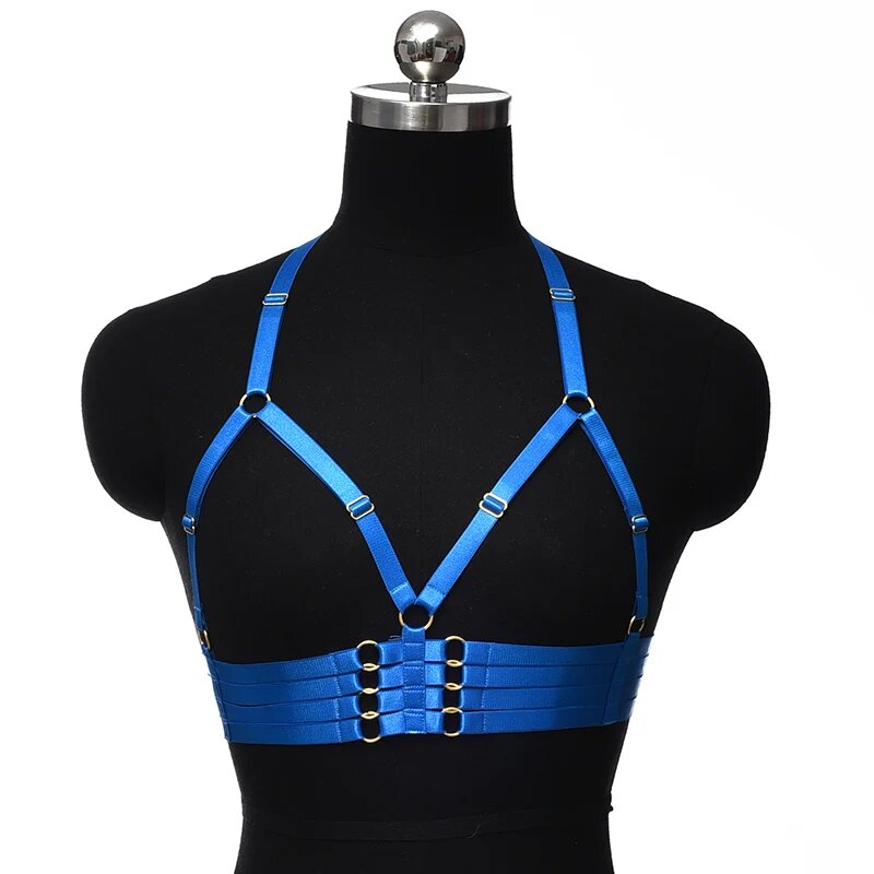 BODY HARNESS синий, ремни для тела O0789-BLS
