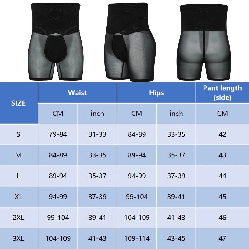 Корректирующие шорты Miss Moly для похудения S, Black Type C