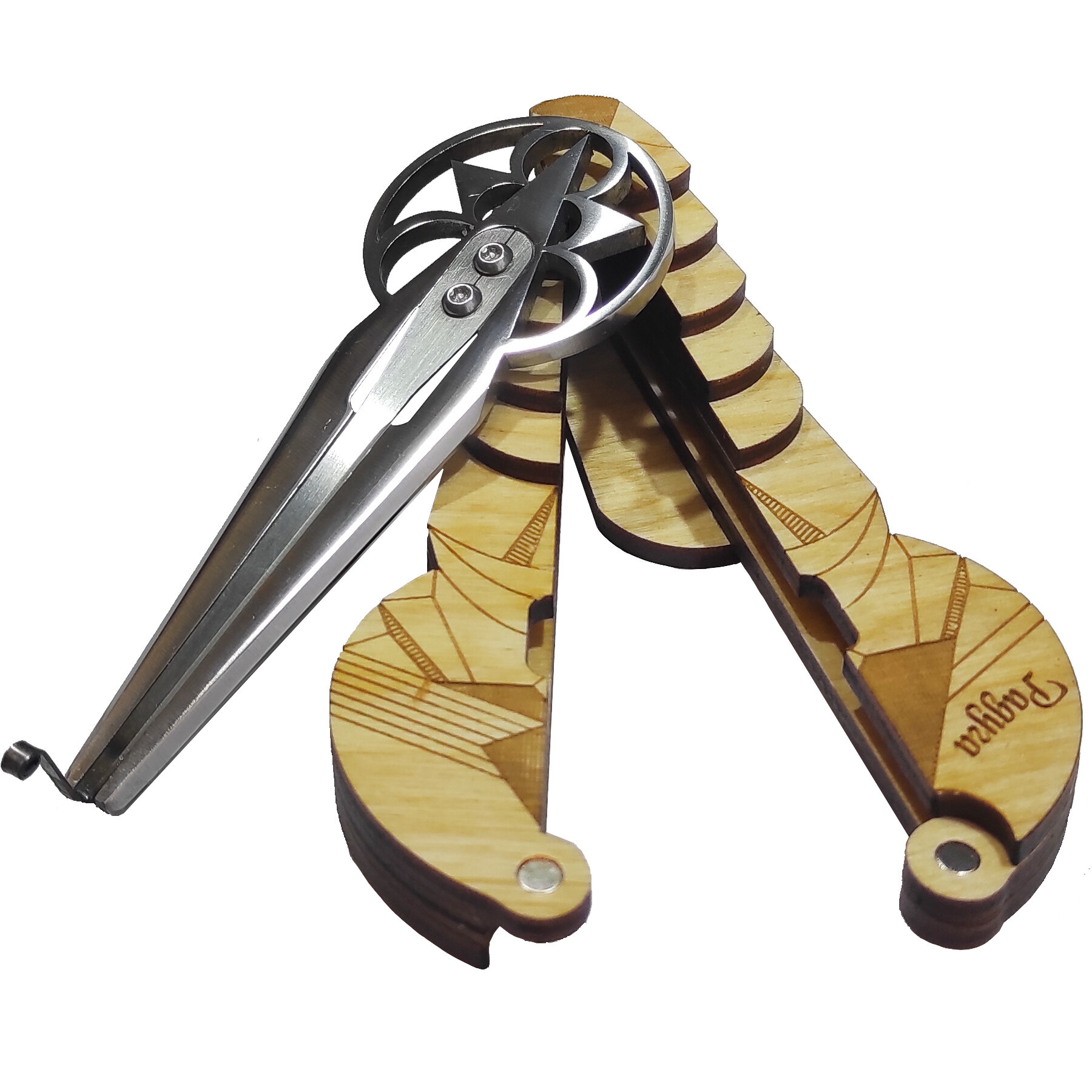 Варган Глазырина "Радуга" с деревянным футляром - профессиональный музыкальный инструмент, великолепный подарок