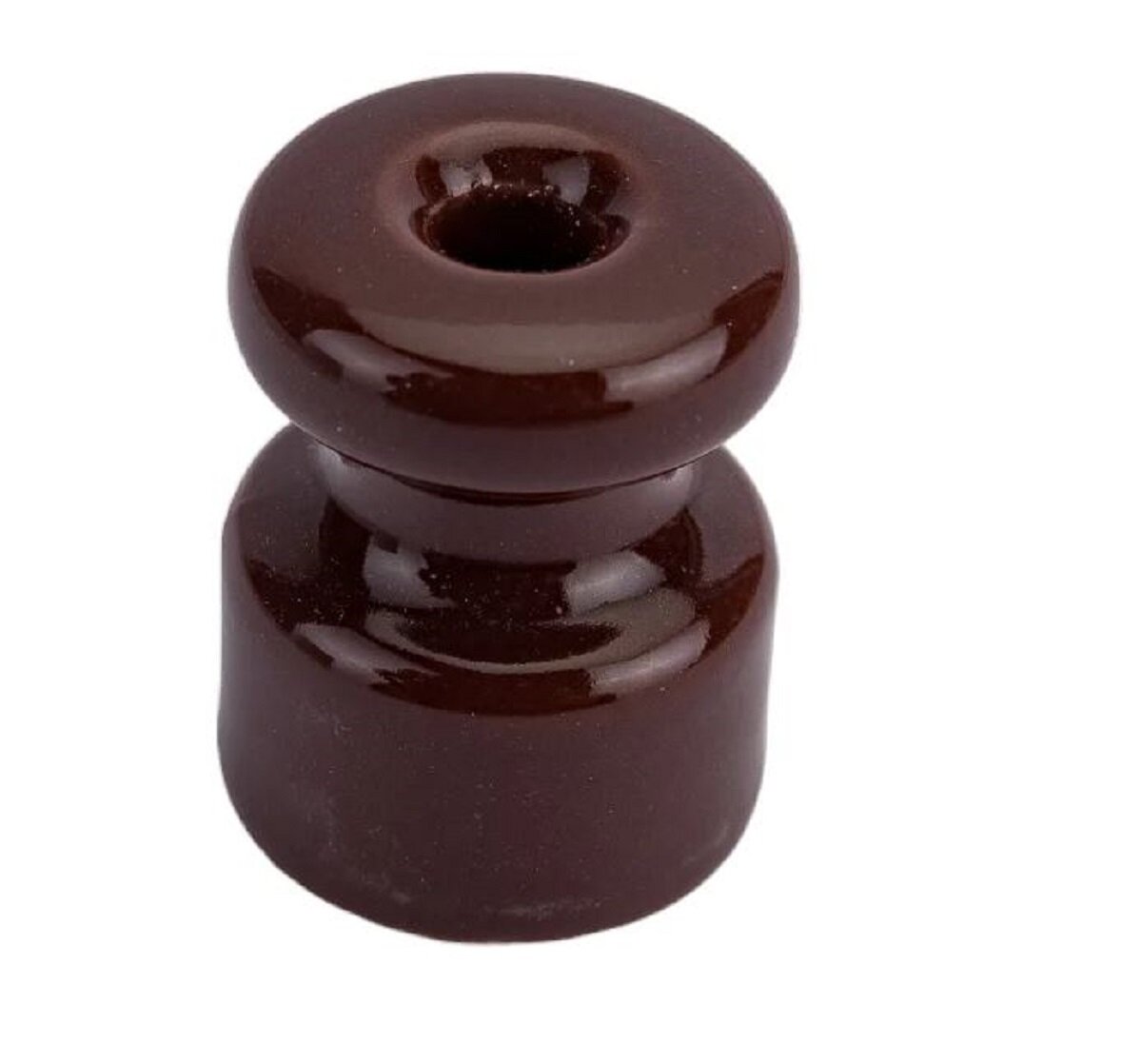 BIRONI Ретро Изолятор для наружного монтажа R, керамика, цвет Коричневый, упаковка 50 шт, R1-551-02-50