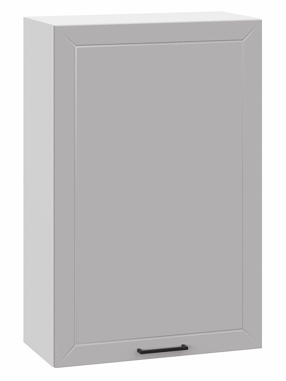 Кухонный модуль навесной, шкаф Сектор с доводчиками, с полками, 60х29.6х91.2 см, Белый / Нео