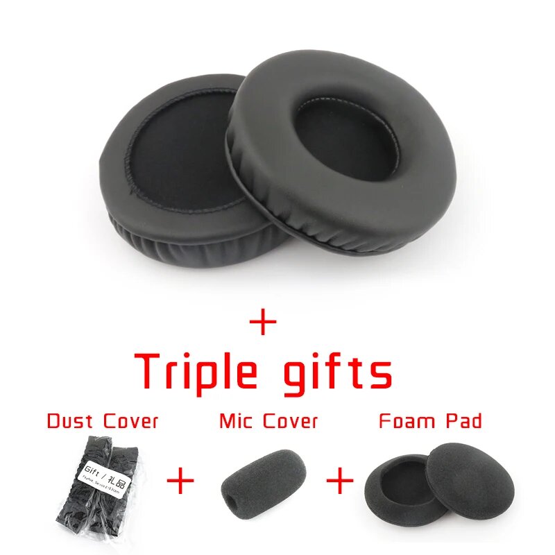 YHcouldin Амбушюры для Logitech H110 H111 из искусственной кожи Black Earpads