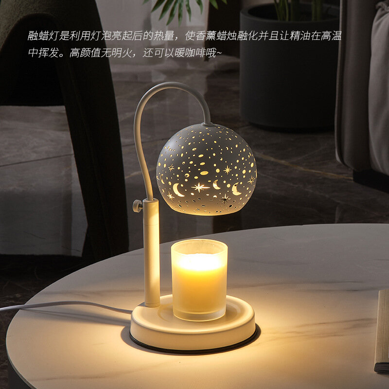 Светильник-расплав ароматных свечей с programmable light show, 7 цветовых_mode
