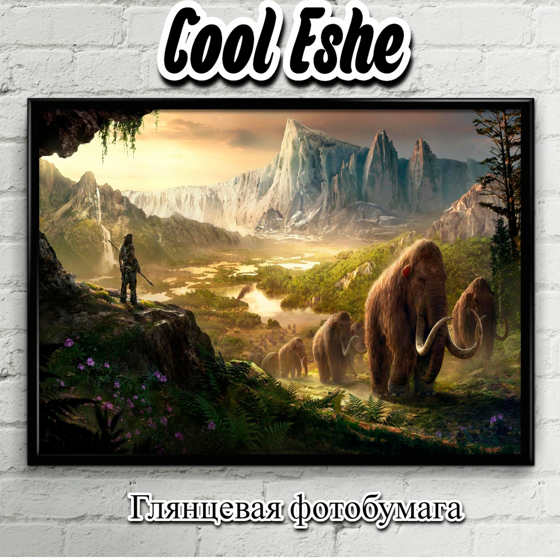 Постер "takkar_mammoths_far_cry_primal" из коллекции "Игры" А4