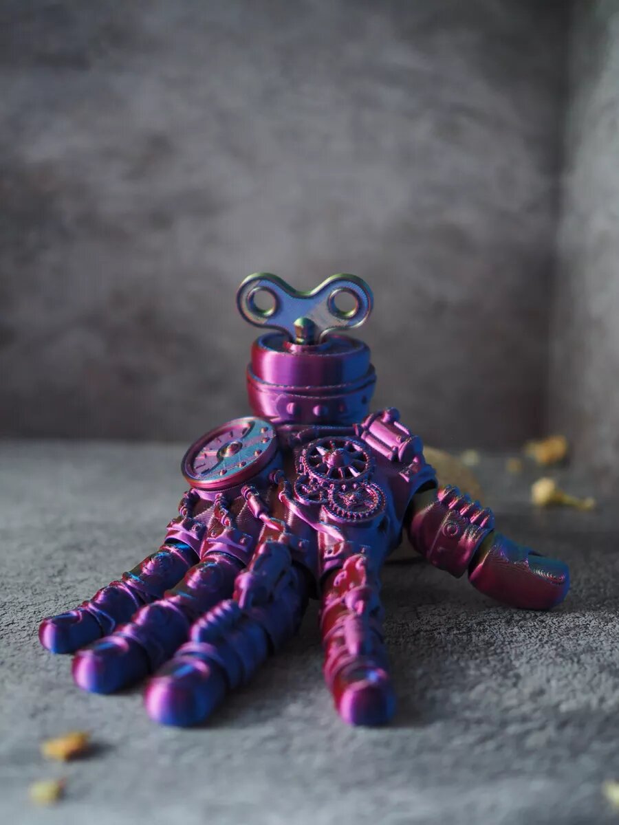 Рука подвижная Стимпанк 3D игрушка
