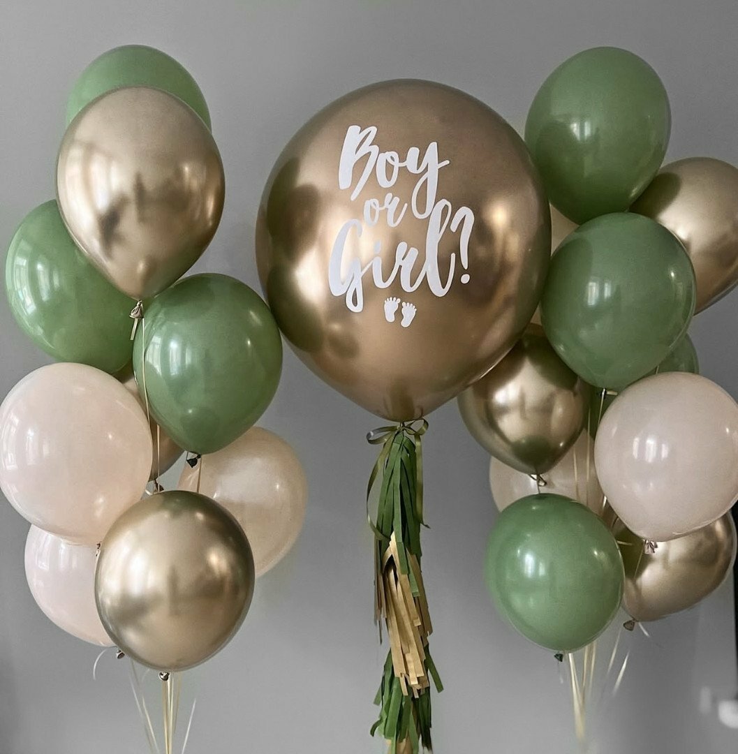 Набор шаров с гелием для гендер-пати «Магия ожидания»