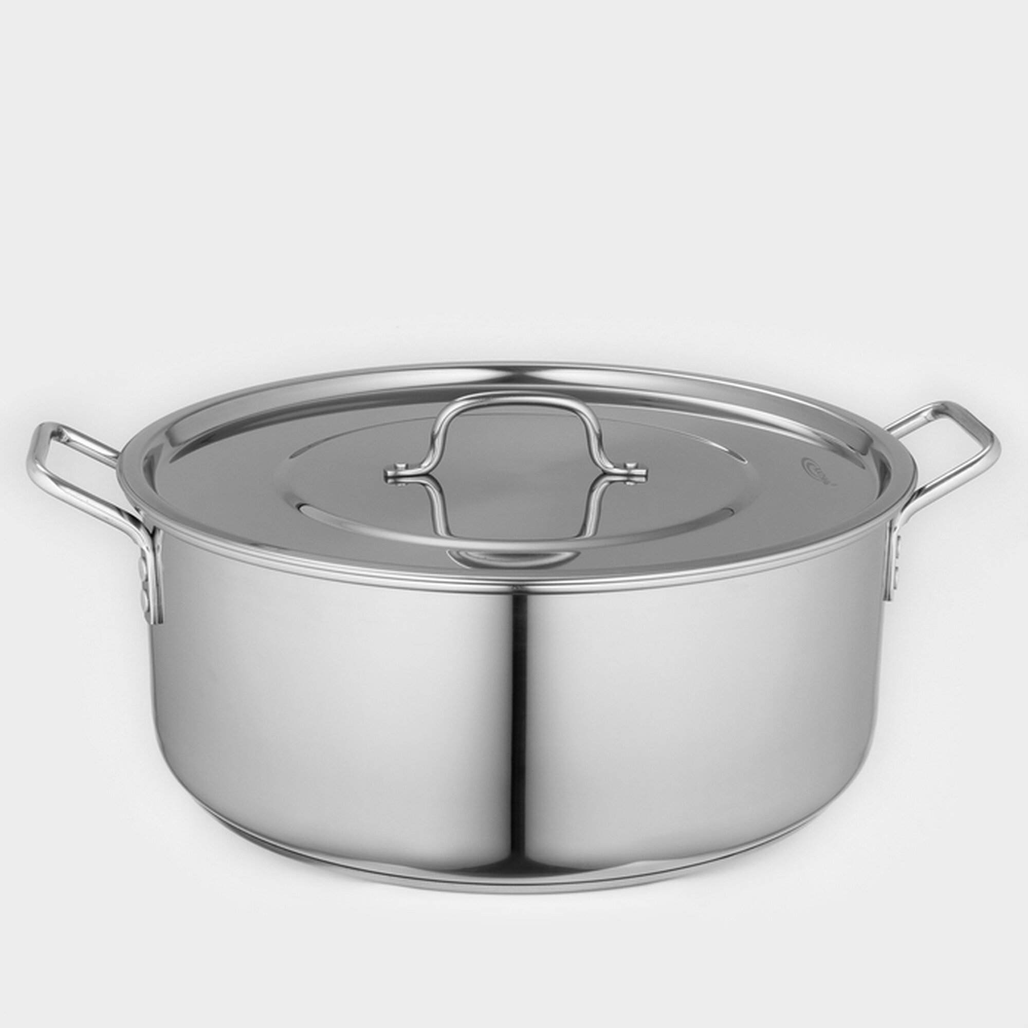 Кастрюля Катунь «Общепит», 16 л, d=40 см, h=15 см, металлическая крышка, с теплораспределительным слоем