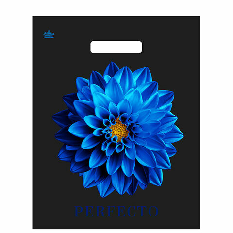 Пакет с вырубной ручкой, 37х30 см, "Перфекто Далия", 90 мкм, н00170815