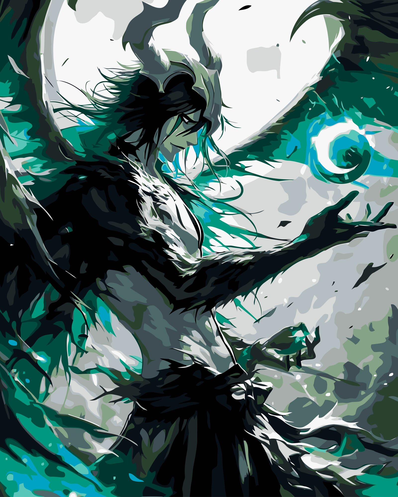 Картина по номерам T757 "Блич-Улькиорра" 40х50