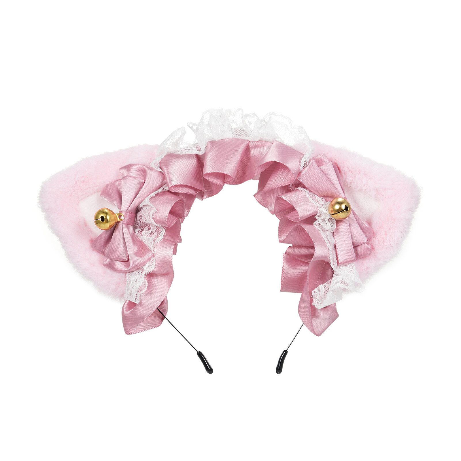 Пушистый кошачий уши головные уши ленты для повязки на голову милые волосы орнамент волос аксессуары для волос кошачьей кошачьи уши для девочек и женщин