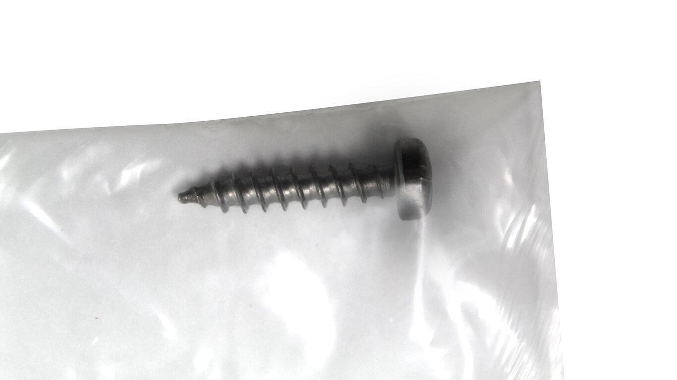 Винт для холодильника BOSCH 10003574, металл, серебристый, 1 шт.