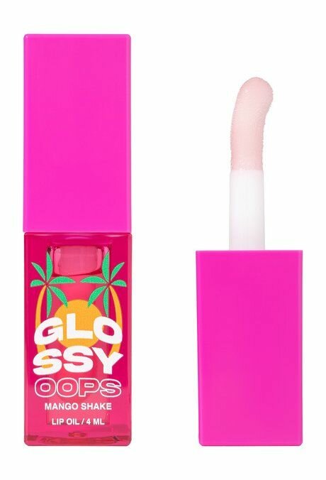 BEAUTY BOMB Масло для губ Mango Shake, 4 мл, 06 Полупрозрачное розовое масло