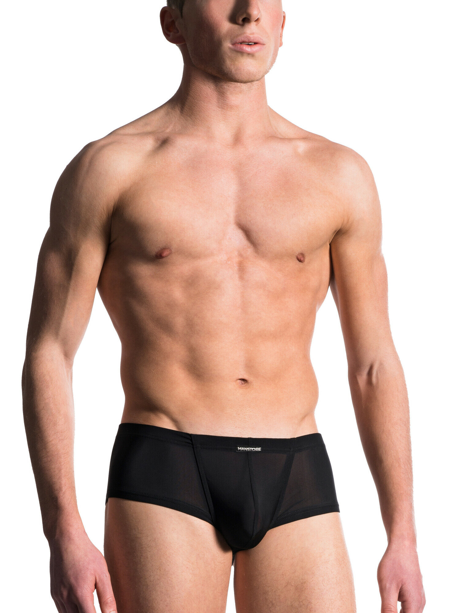 Трусы-хипсы "M101 - Hot Pants Black" / Manstore / Черный / Размер L