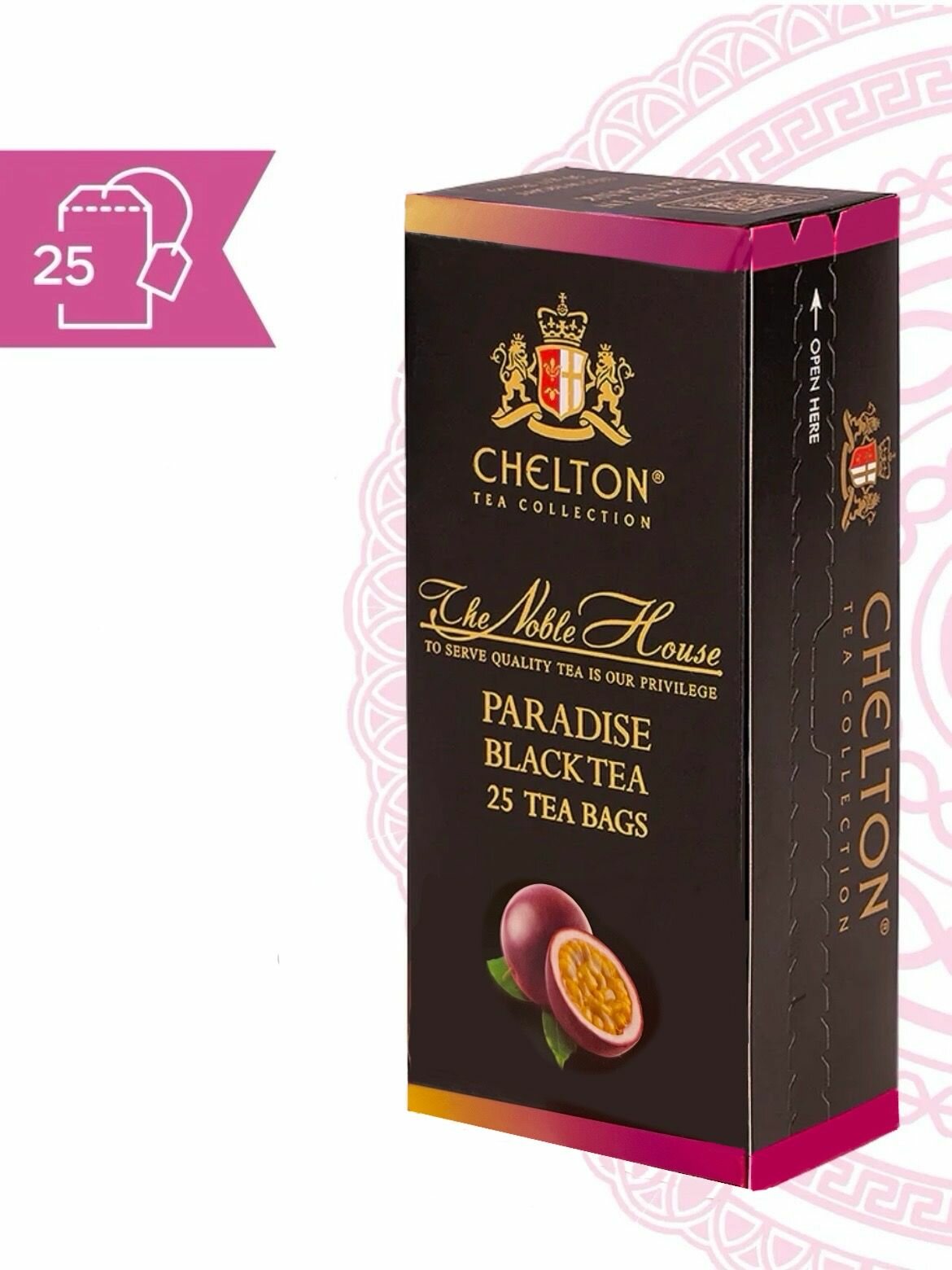 Чай чёрный с маракуйей - 25 пакетиков