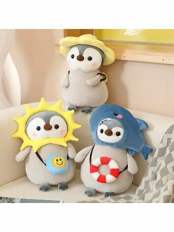 Мягкая игрушка пингвин солнышко/ Kawaii penguin sun/ плюшевая игрушка пингвин — фото 1