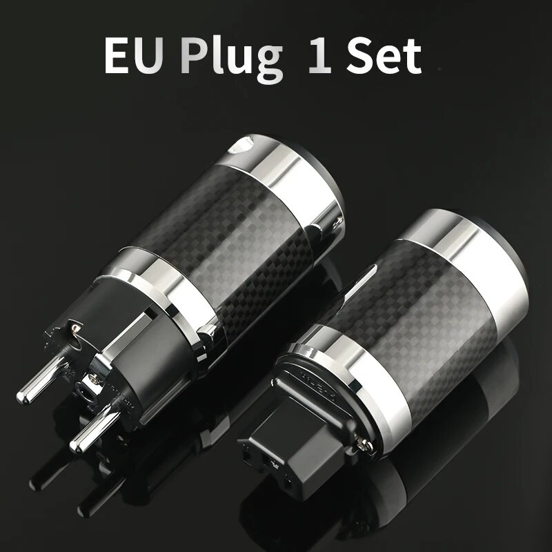 EU Plug 1 Set, гибридная вилка из углеродного волокна