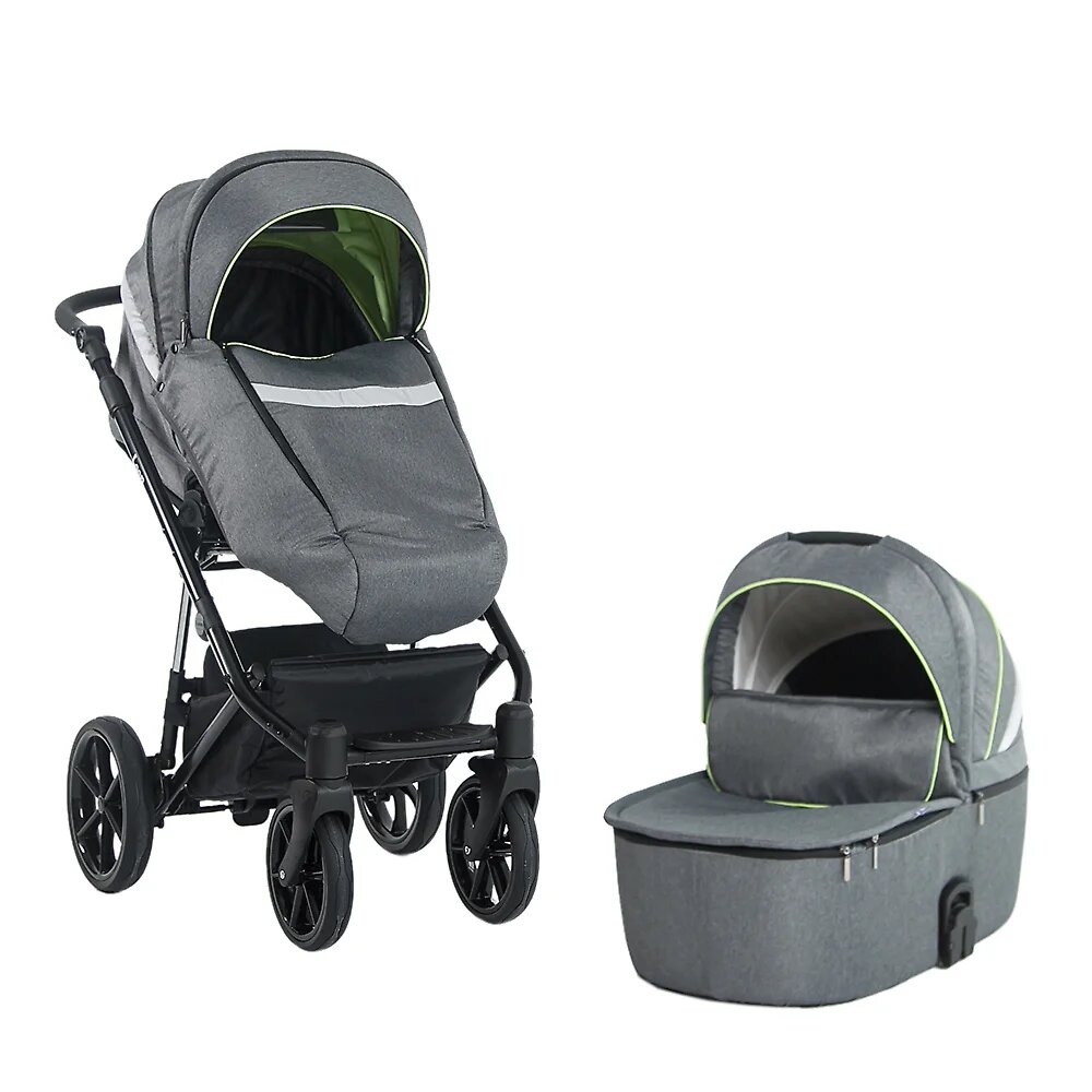 Детская коляска 2в1 Loon Prima, цвет Графит, артикул производителя 2306-005