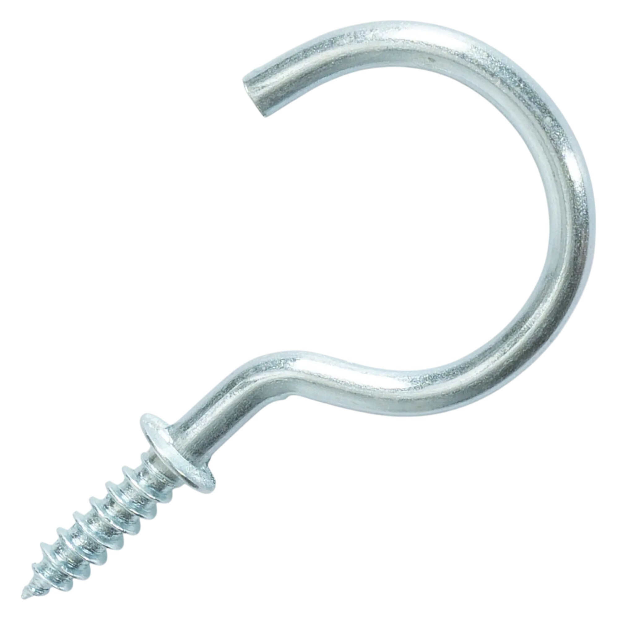 Шуруп-крюк 3.7x31 мм из оцинкованной стали, набор 8 шт, крепление в древесине