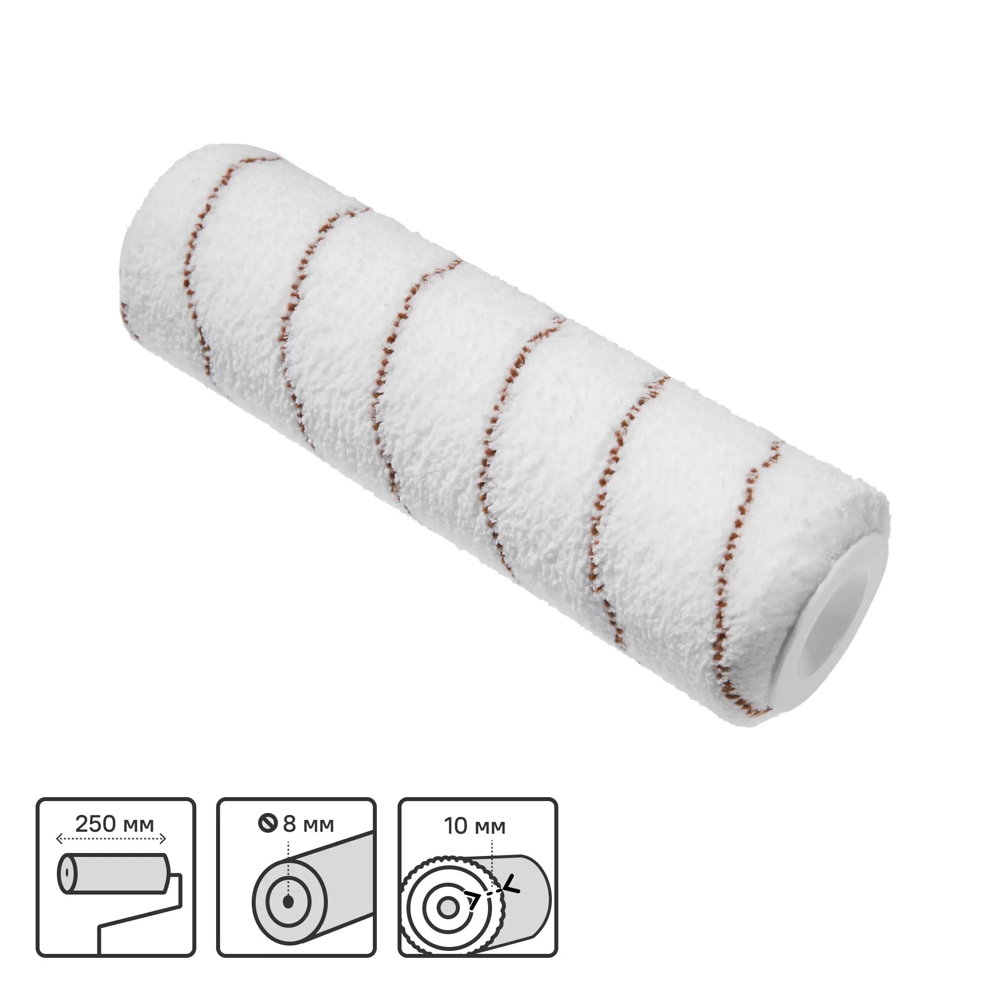 Dexter Валик сменный для алкидных красок 250 мм универсальный расходник для покраски