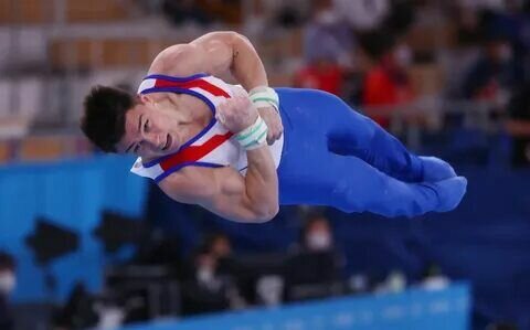 Алмазные Мозаики "Гимнаст Виктор Чукарин" постер знаменитости декоративная роспись40x60cm