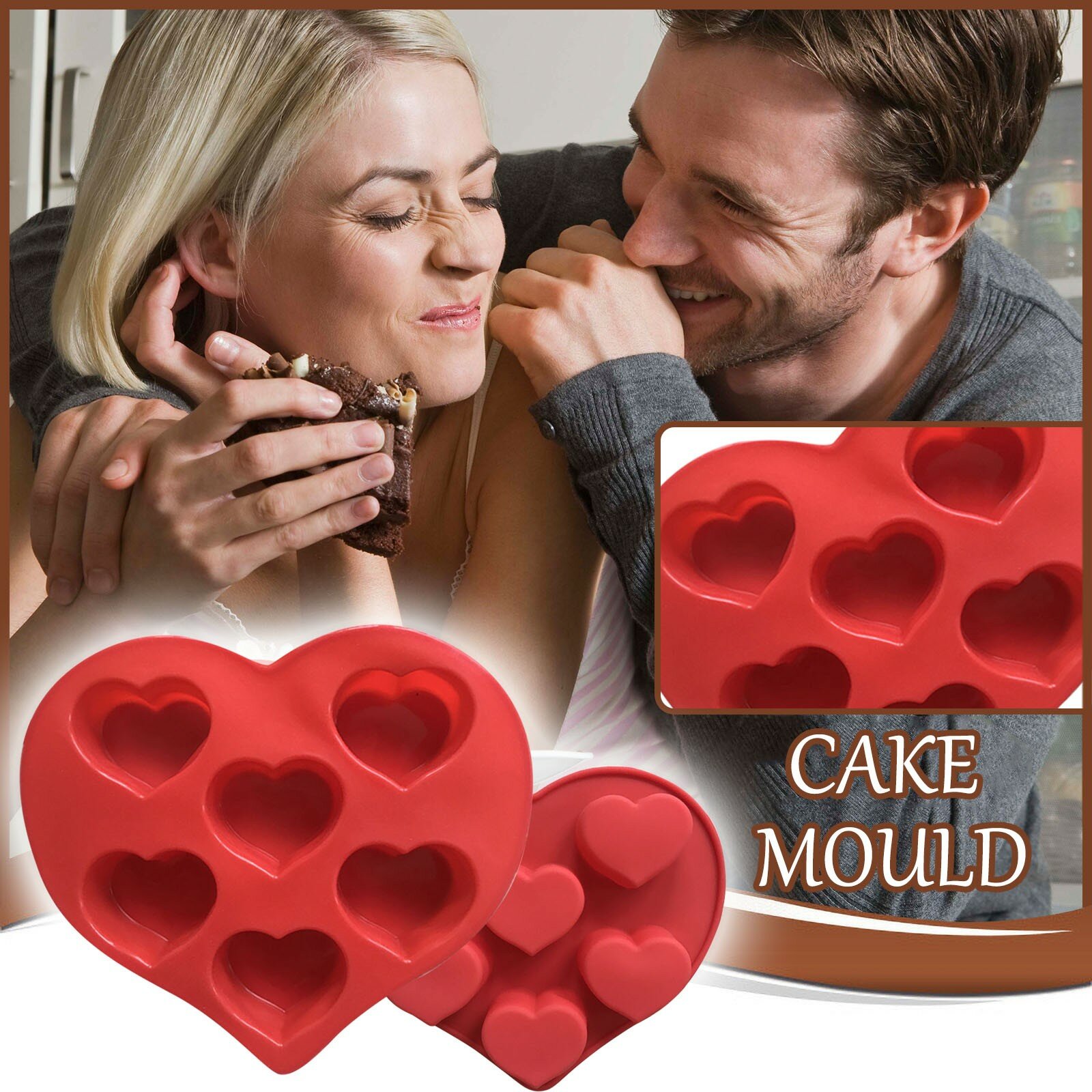 Форма для торта Mamba Shopping Love ко Дню святого Валентина, силиконовая форма для торта, форма для холодного мыла, форма для желе своими руками