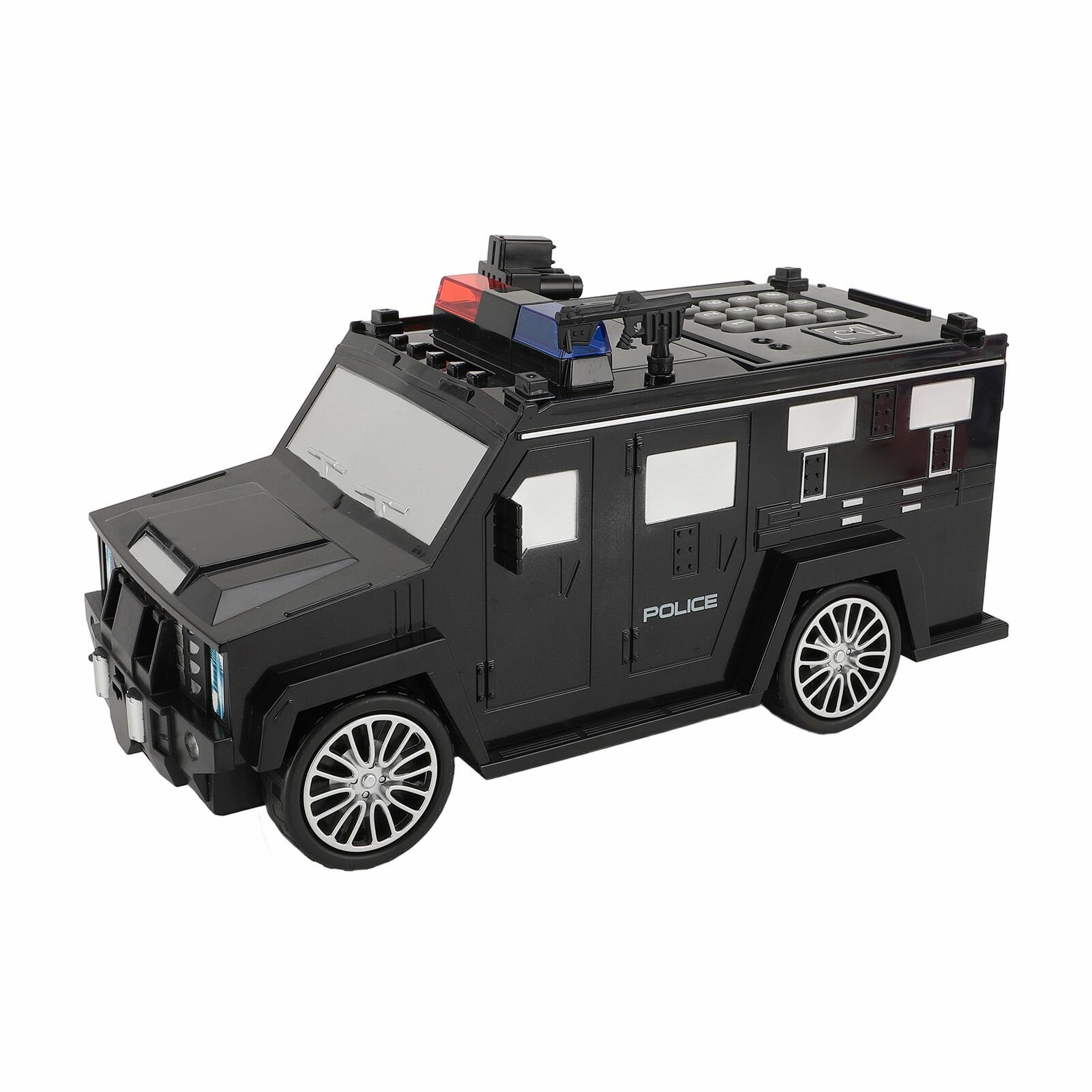 Электронная бронированная копилка-копилка с паролем по отпечатку пальца и функцией автоматического переворачивания, безопасная копилка для подарков на день рождения, черная