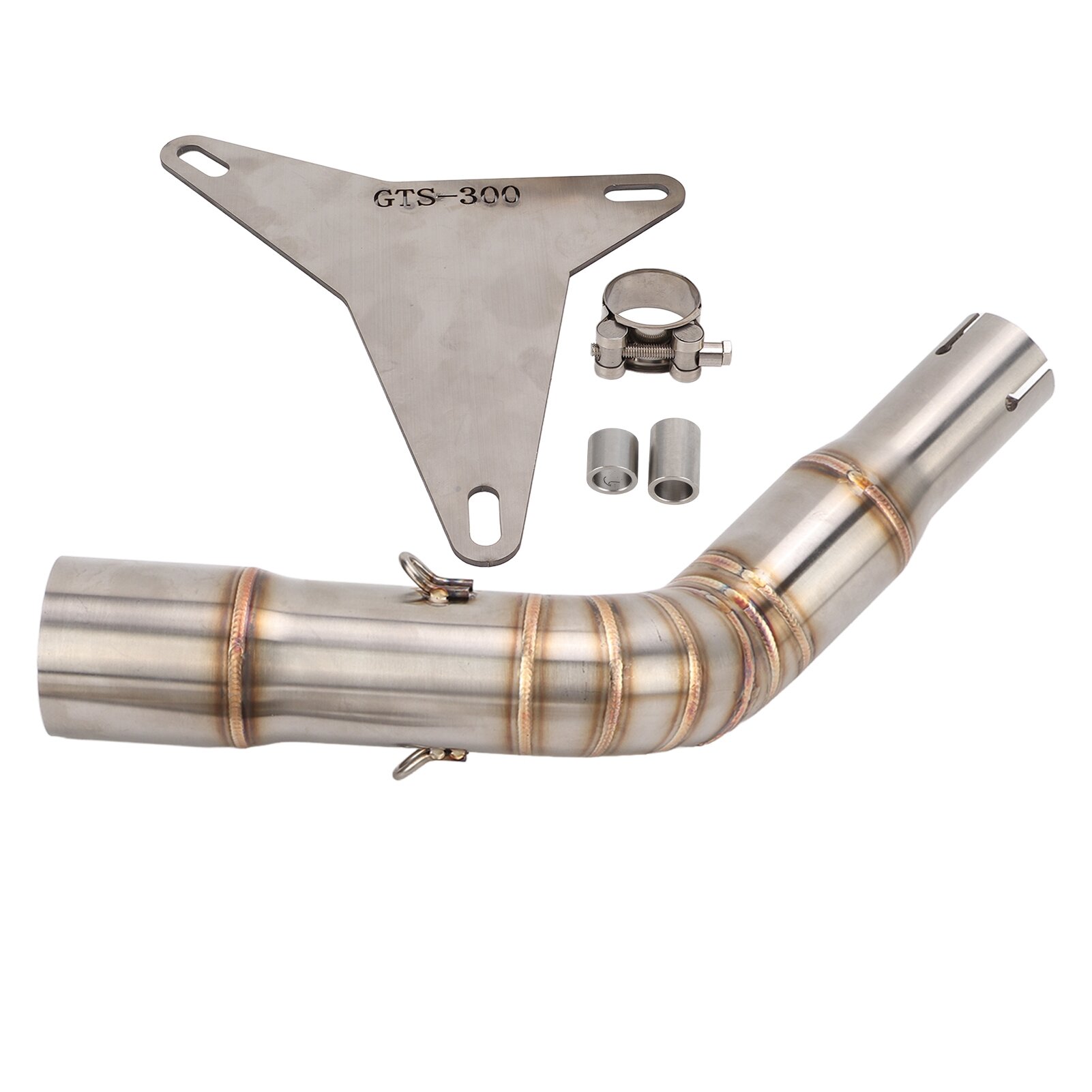 Металлическая соединительная труба выхлопной системы для мотоцикла Vespa GTS 125 250 300 2008–2021 гг.