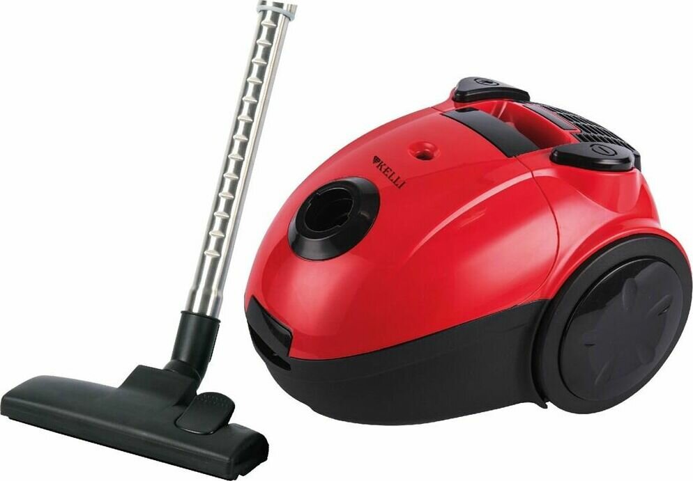 Пылесос для дома мощный с мешком KL-8020 Красный