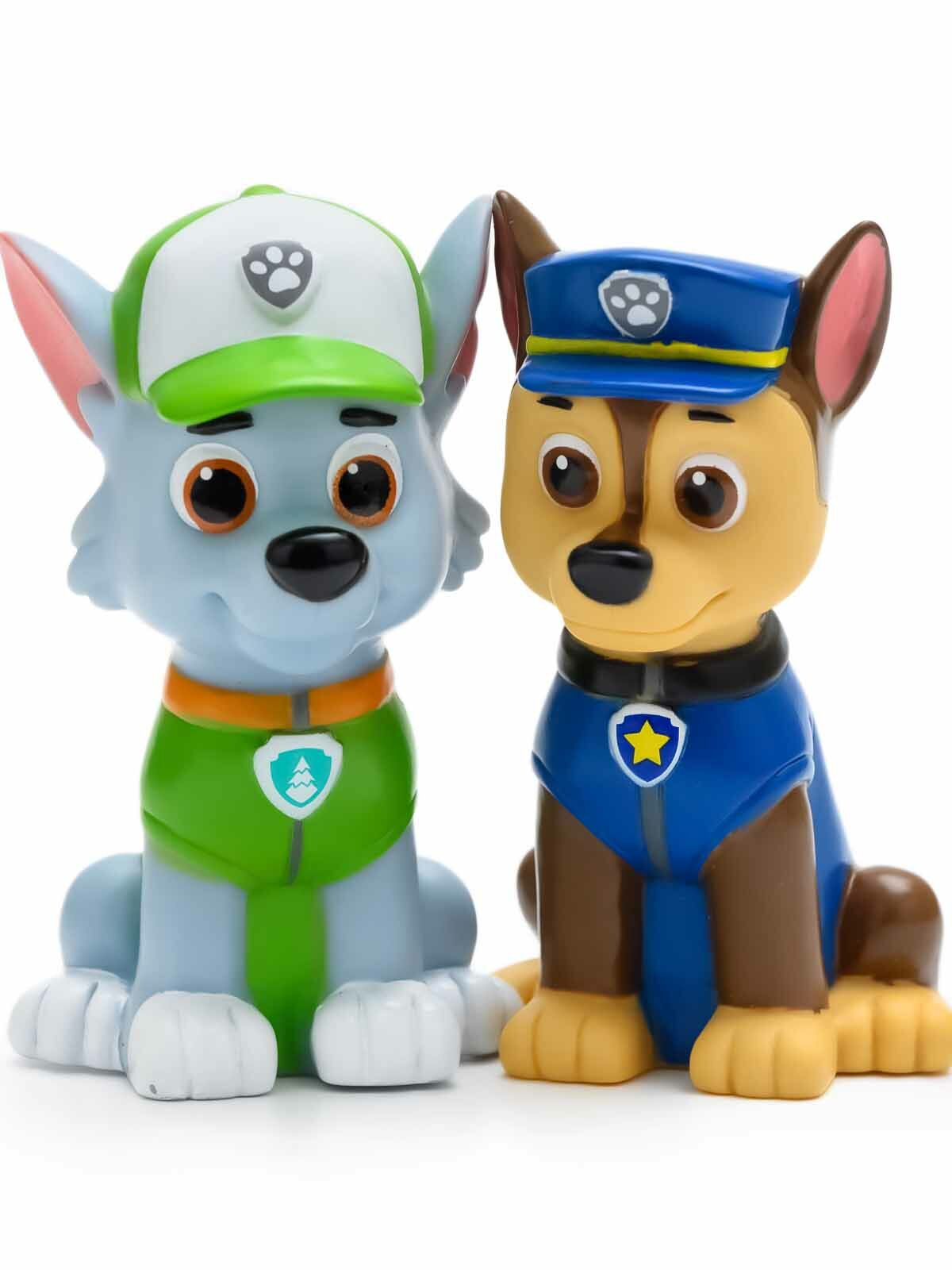 Игрушка для купания ванны Рокки & Чейз Гонщик (Щенячий Патруль), Капитошка, 10 см