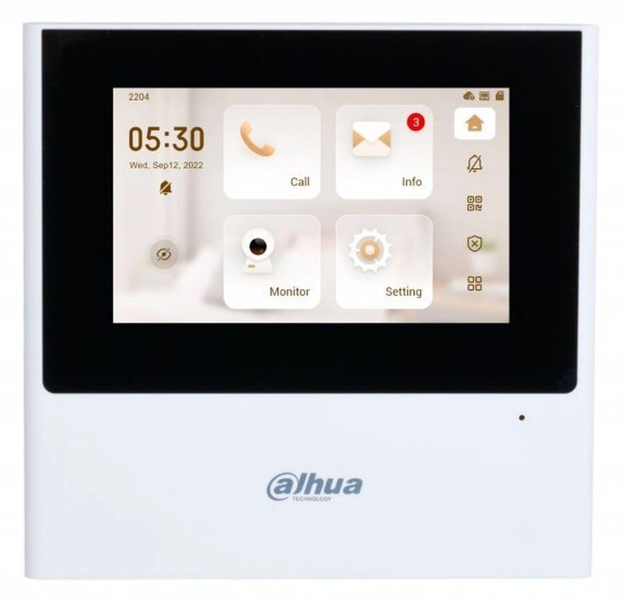 Видеодомофон Dahua DHI-VTH2611L-WP