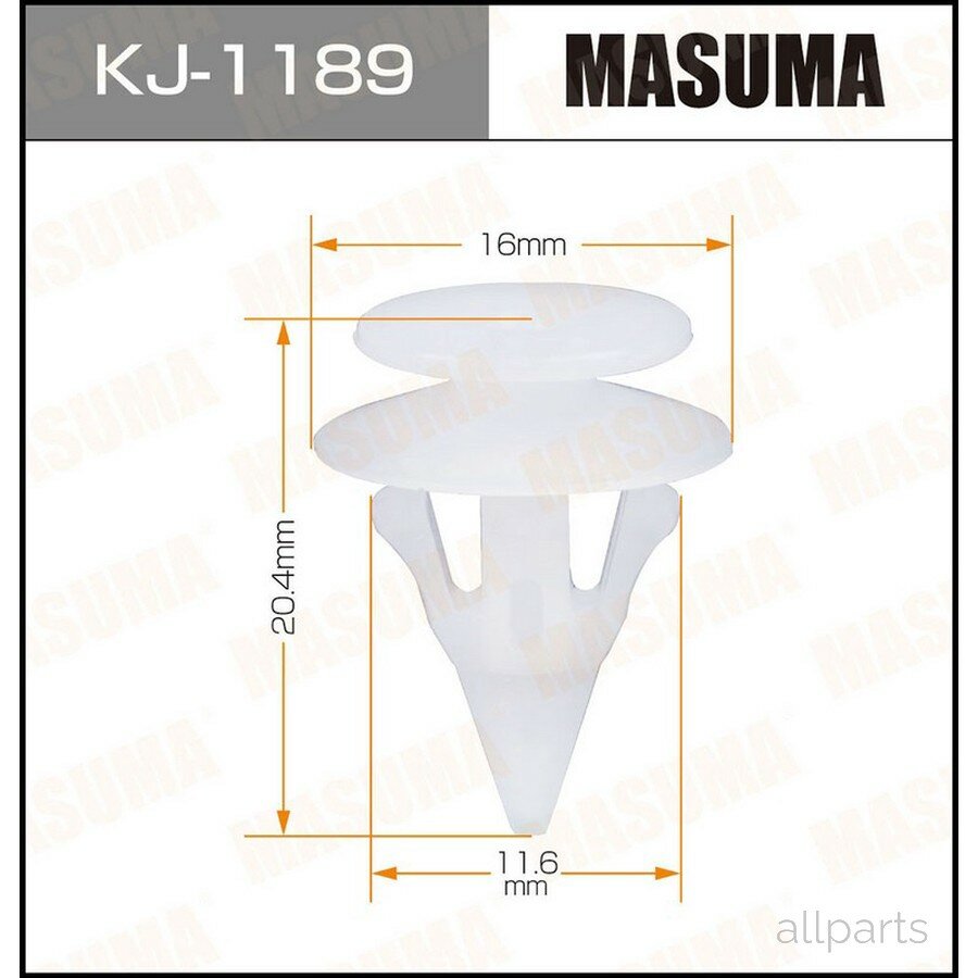 MASUMA KJ-1189 клипса!\ Toyota