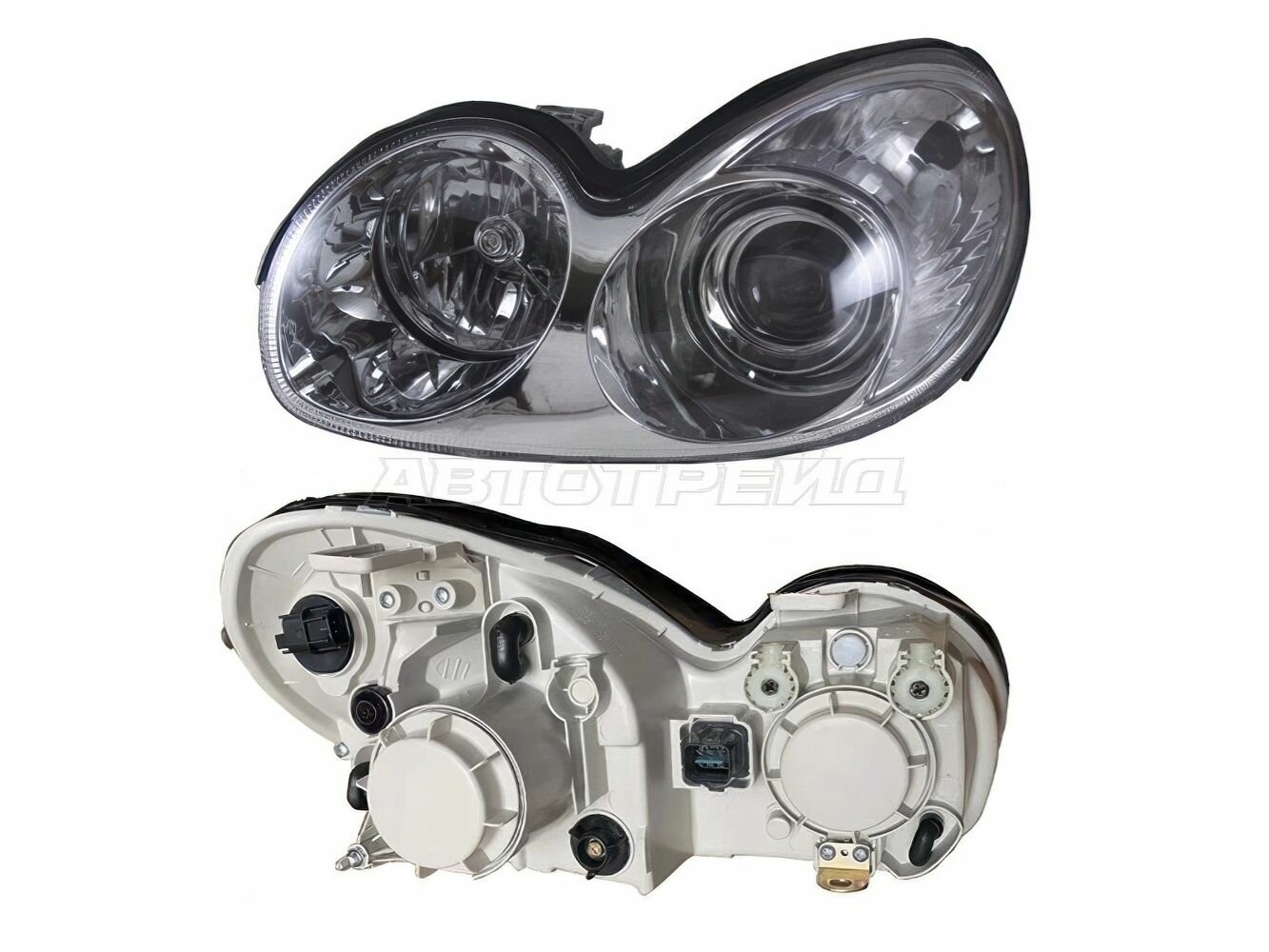 Фара левая, под электрокорректор для Хендай Соната арт ST2211128L SAT